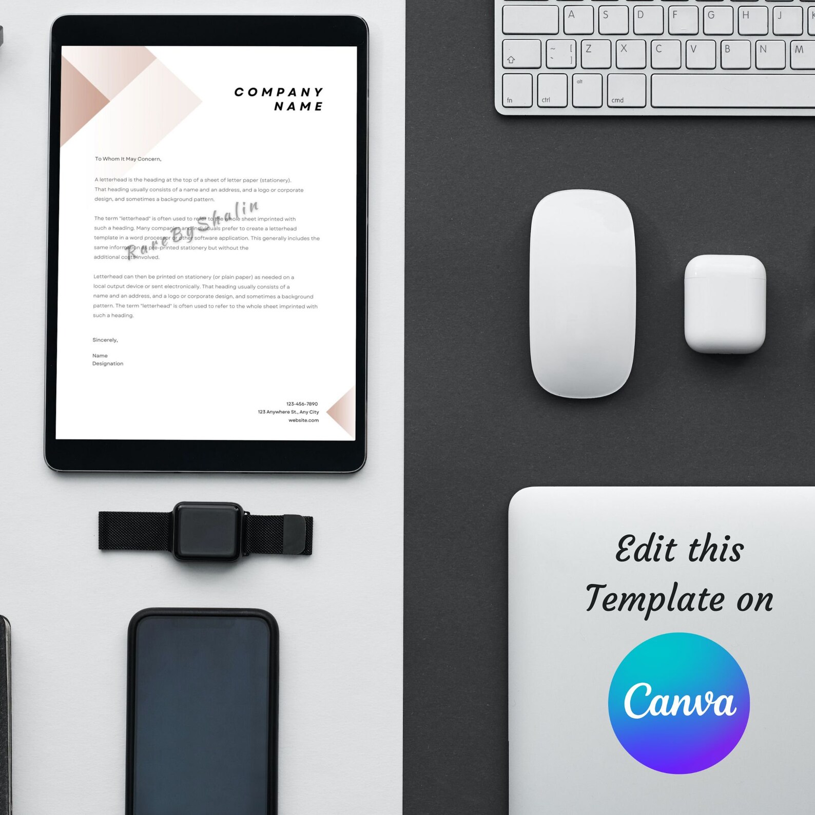 Professional Letterhead Design, Minimalist Letterhead Design ...
