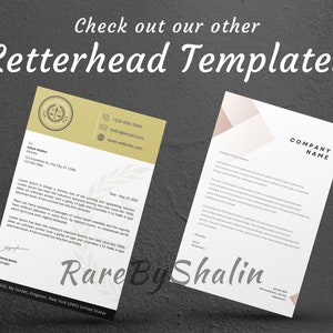 Professional Letterhead Design, Minimalist Letterhead Design ...