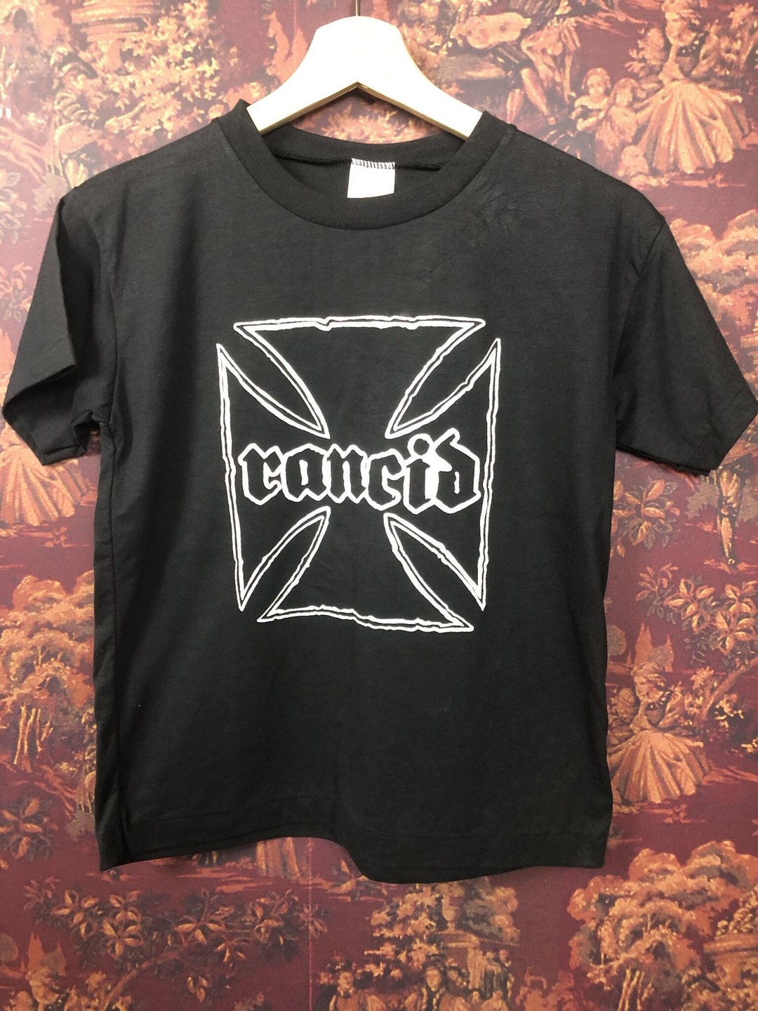Early 90s Rancid Iron Cross Vintage Tee Shirt - Etsy
