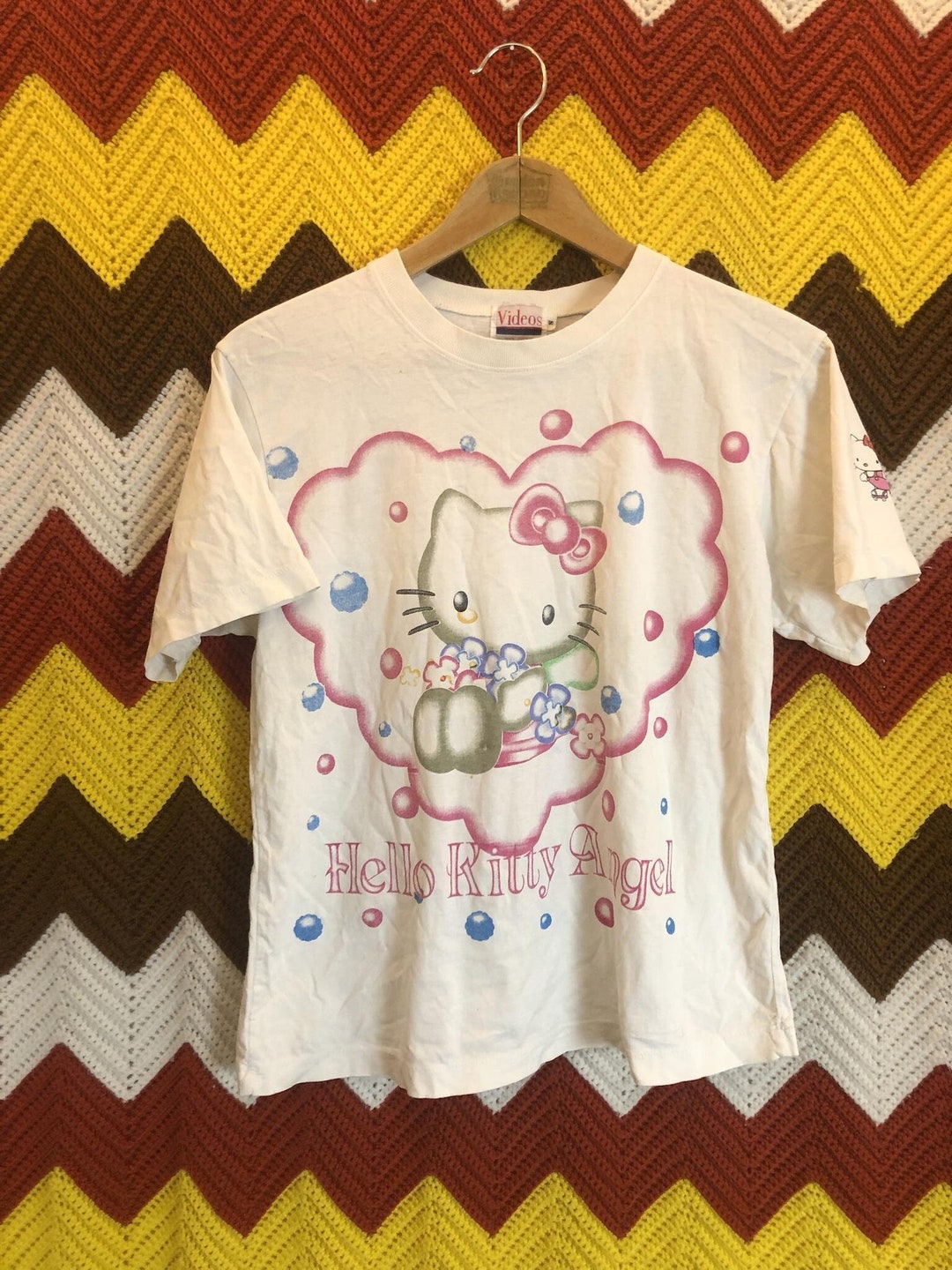 Hello Kitty Angel 90s Large-print Vintage T Shirt - Etsy