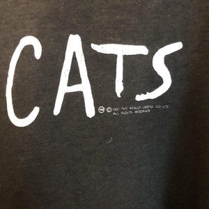 80s Cats the Musical T Shirt - Etsy