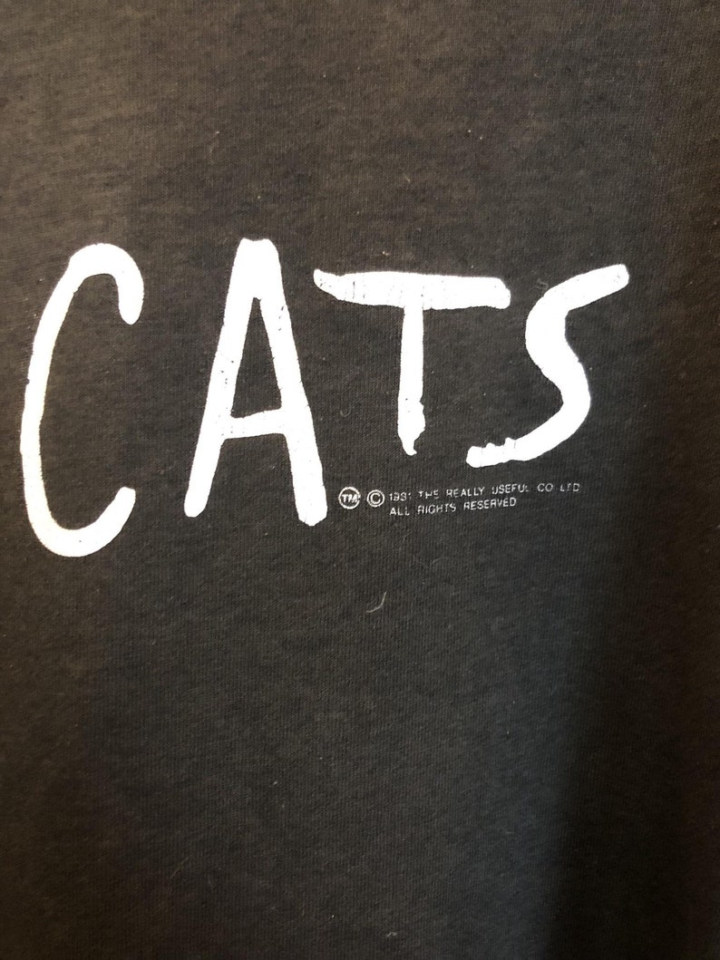 80s Cats the Musical T Shirt - Etsy