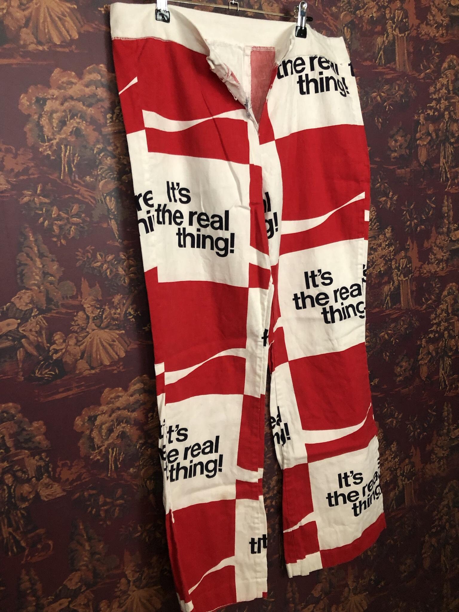 70s Coca Cola It's the Real Thing Coke Flared Vintage - Etsy