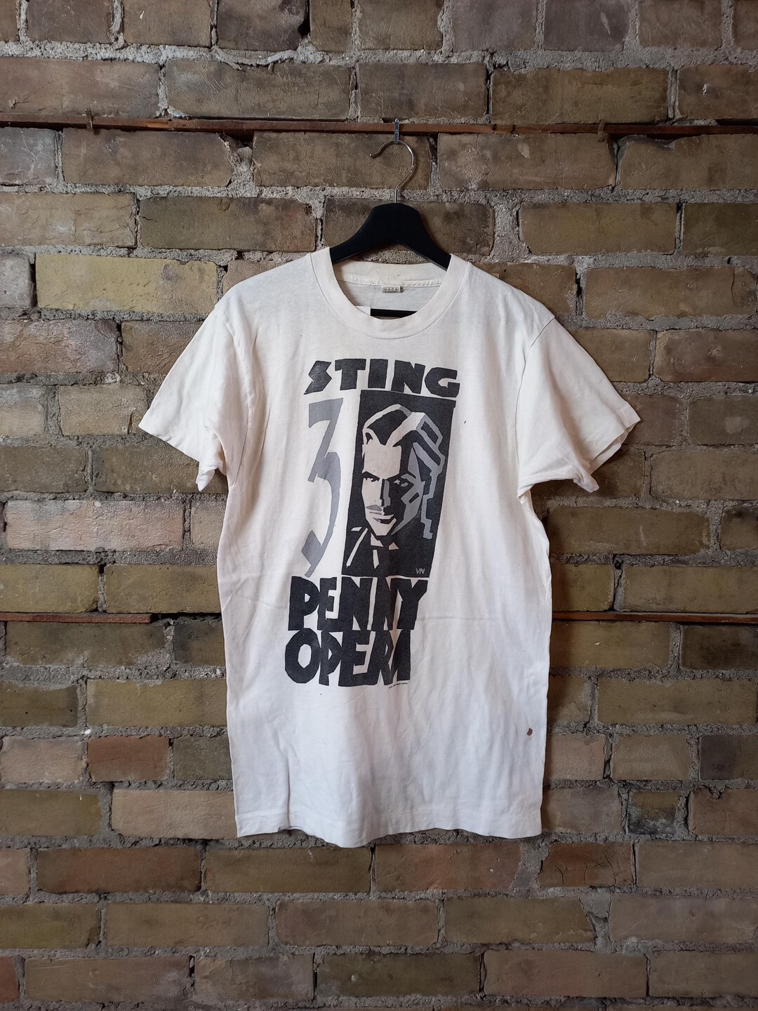 Vintage Early 80s Sting 3 Penny Opera T-shirt / Single Stitch / USA ...