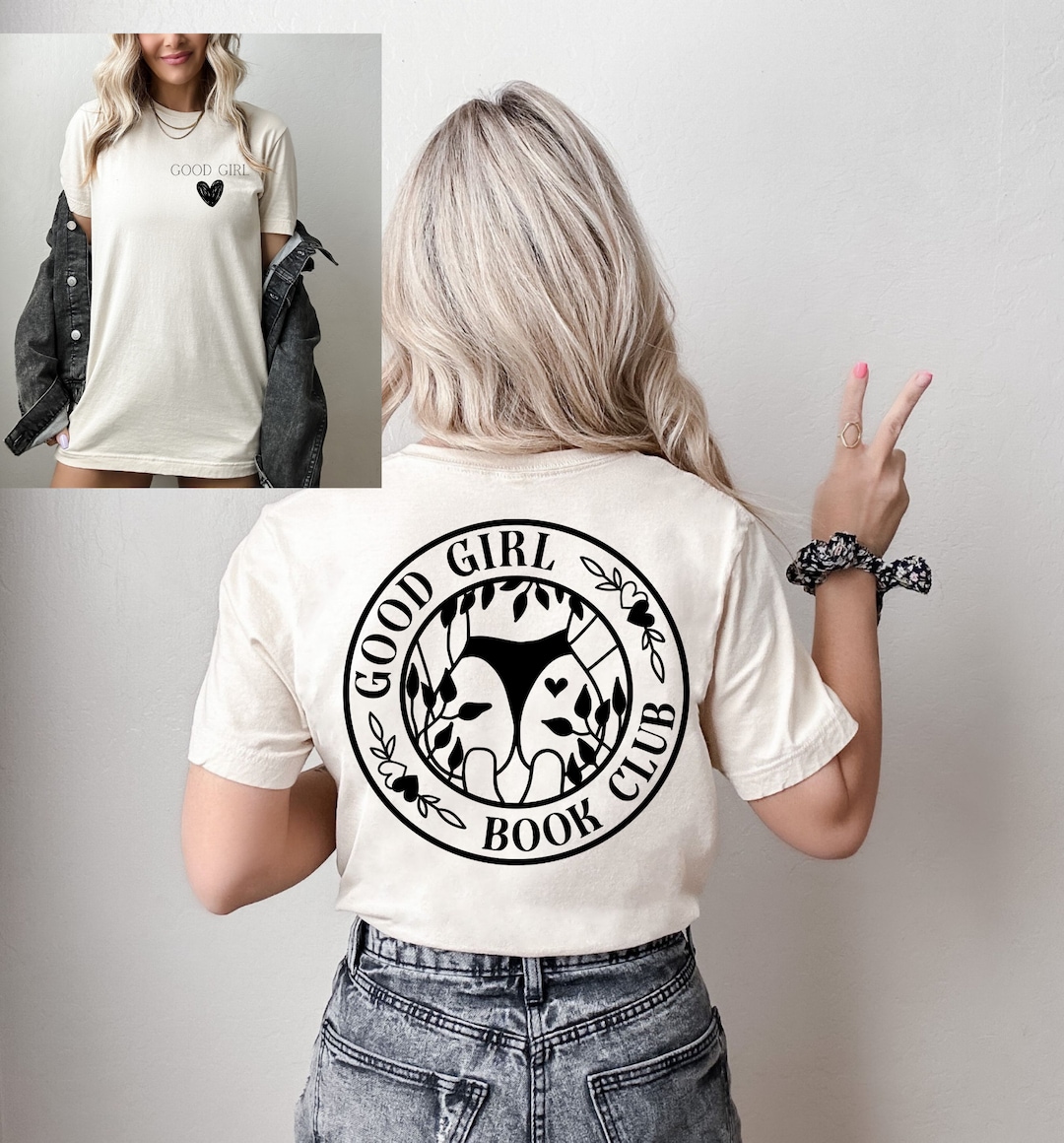 Good Girl Book Club, Spicy Reader Shirt, Funny Reading Shirt, Dark ...
