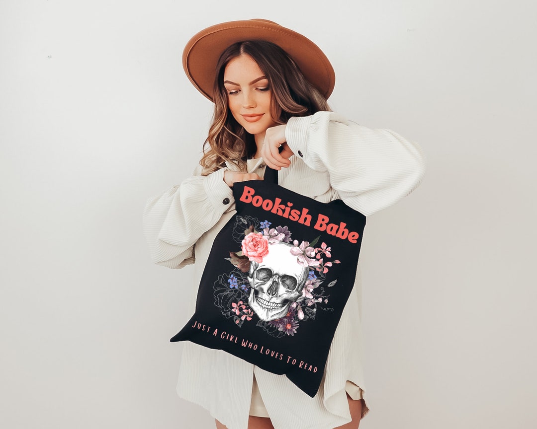 Book Tote Bag, Reader Merch, Book Merch, Book Apparel, Bookish Apparel ...