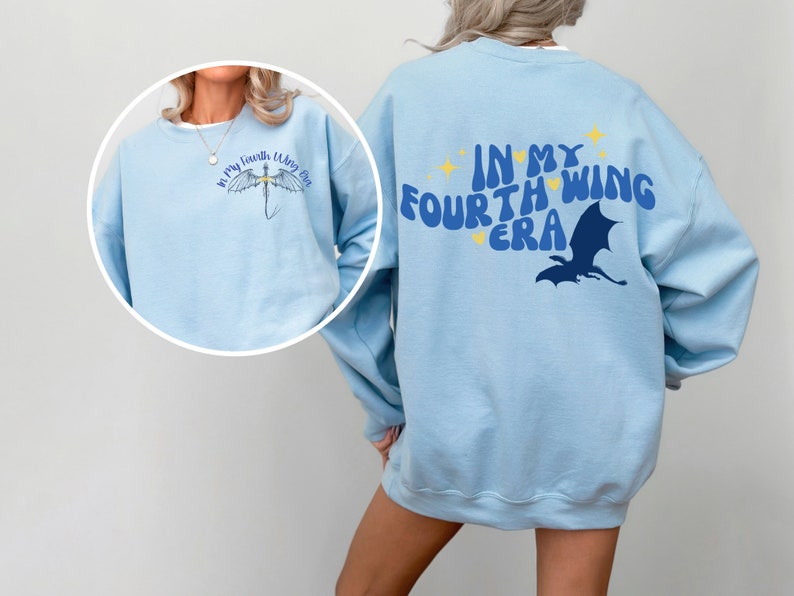 Fourth Wing Sweatshirt, Fourth Wing Crewneck, Fourth Wing Era ...
