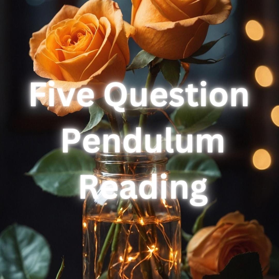 Five Question Pendulum Reading - Etsy