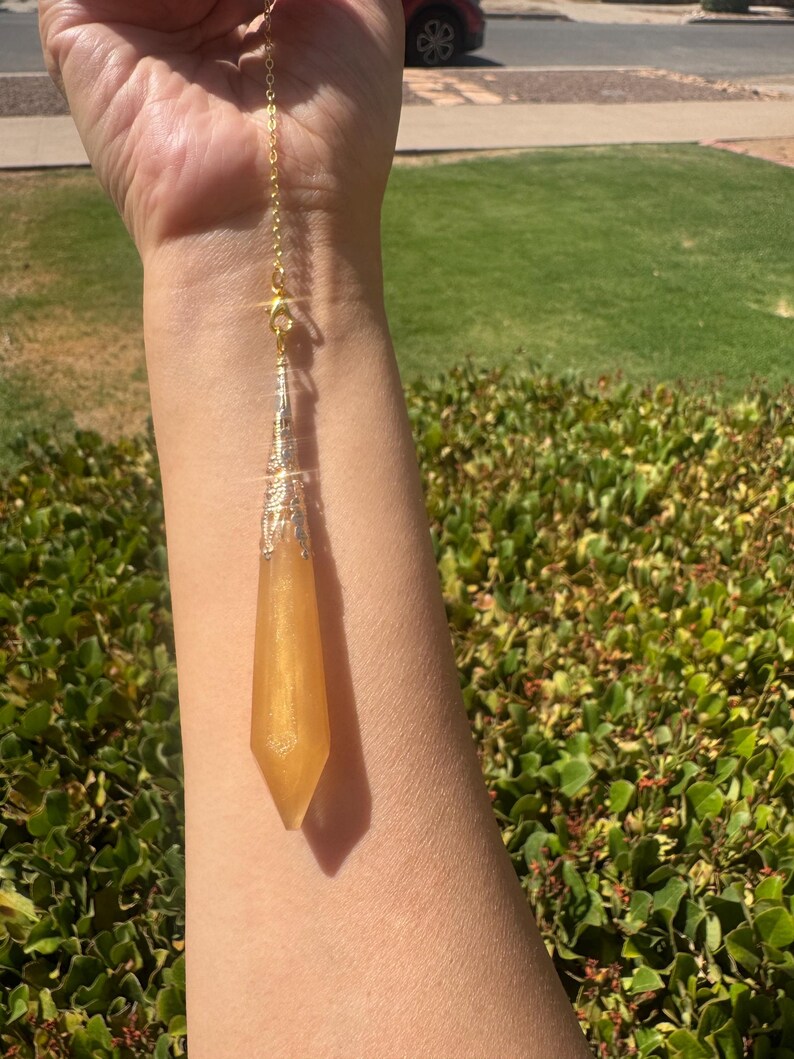 Handcrafted Resin Pendulums for Divination - Etsy