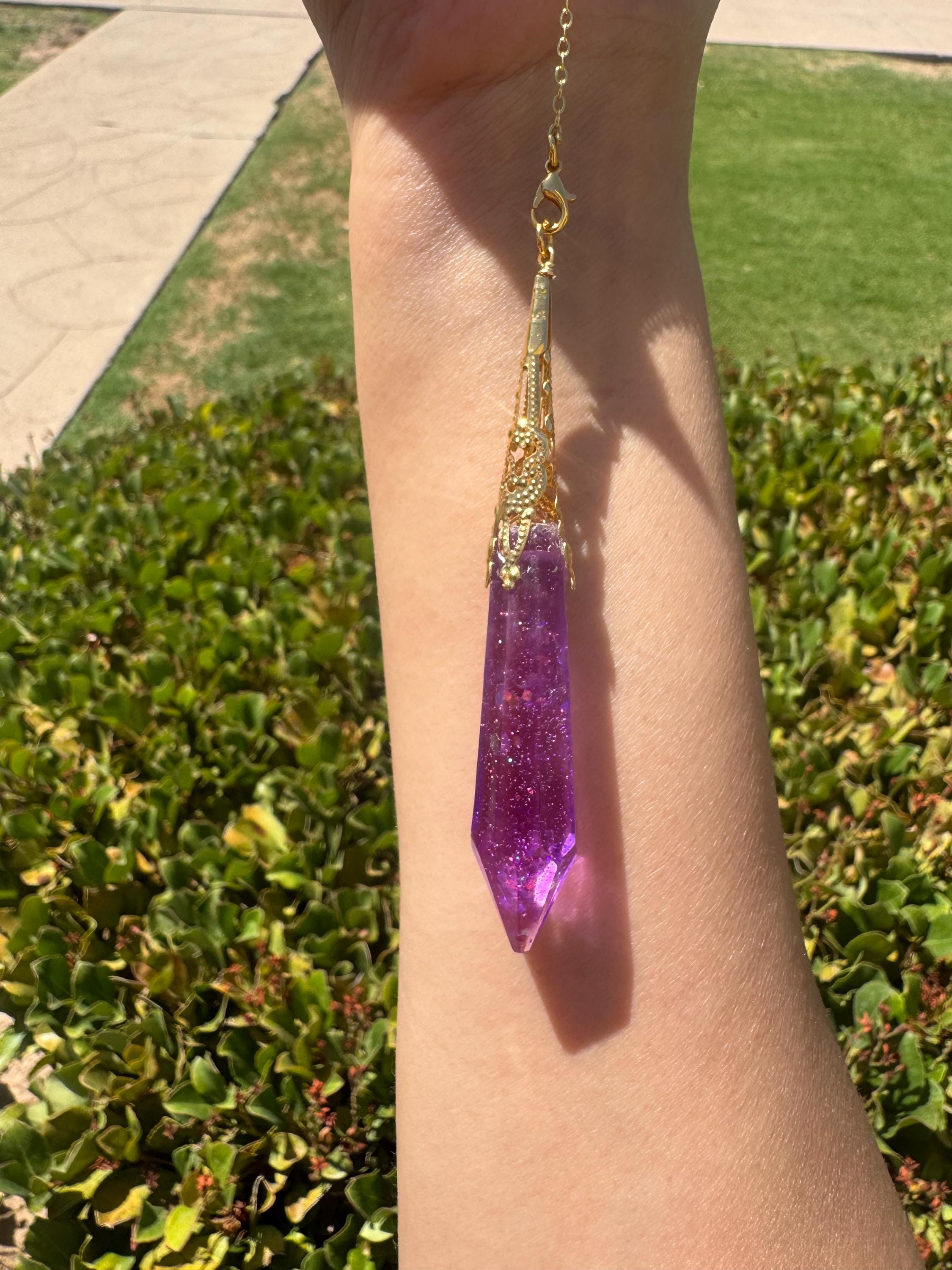 Handcrafted Resin Pendulums for Divination - Etsy