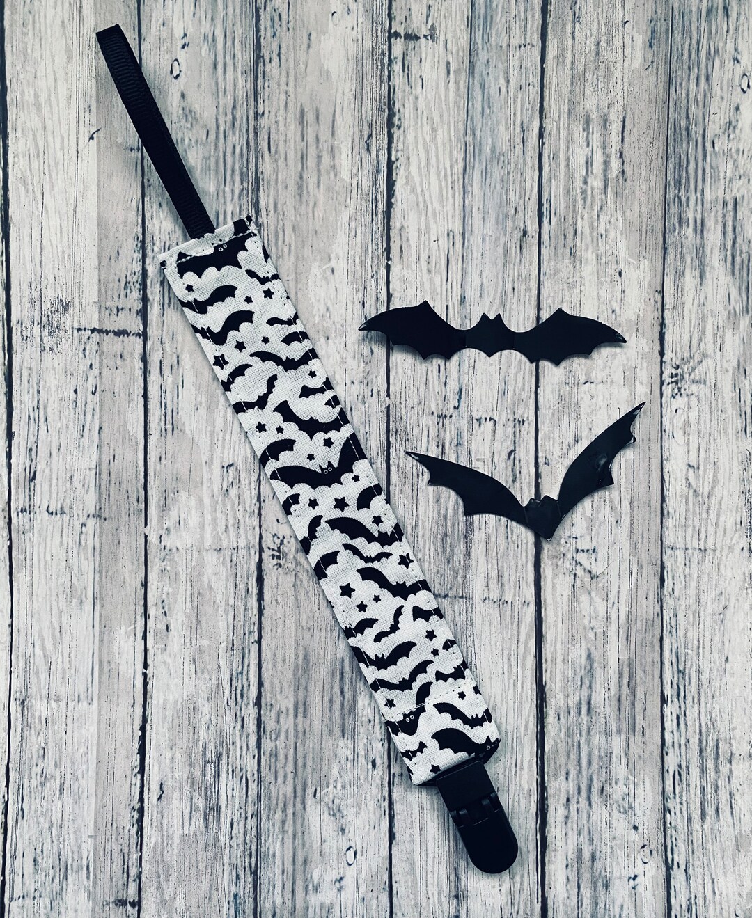 Gothic Bat Creatures of the Night Pacifier Clip - Etsy