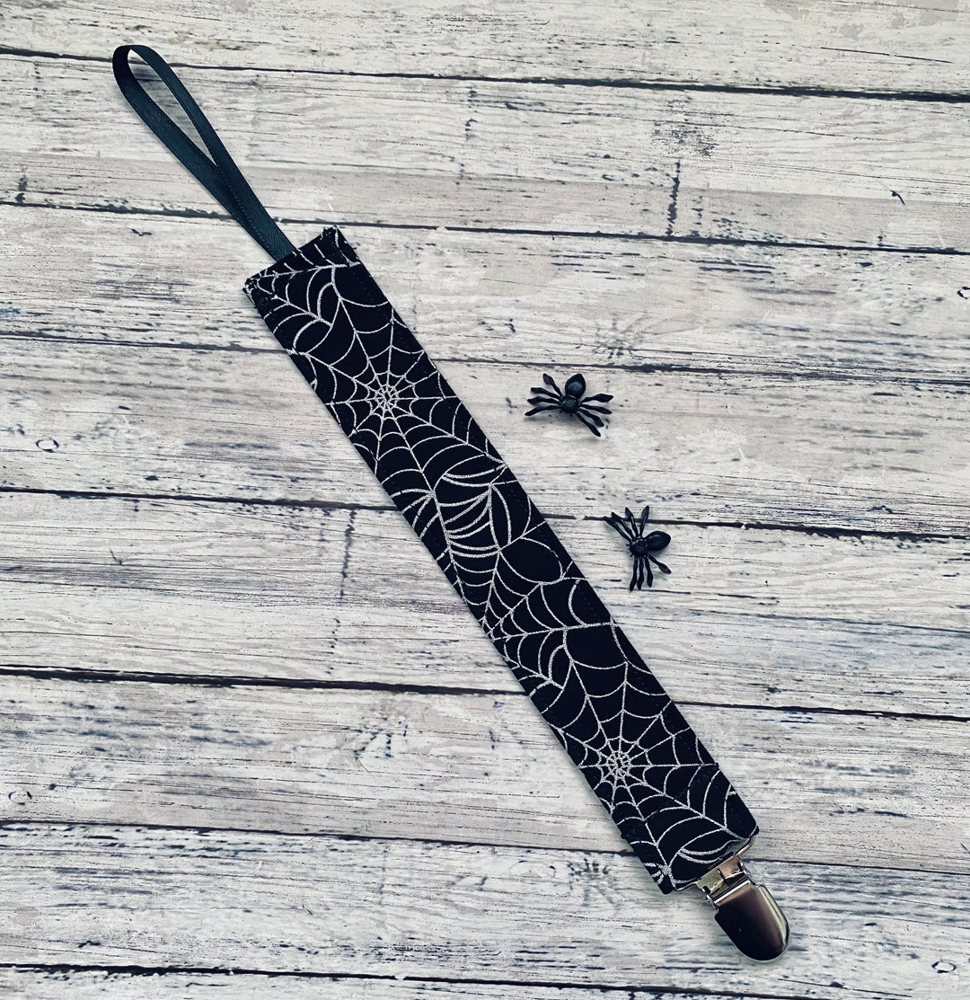 Spooky Gothic Cobwebs Pacifier Clip Goth Creature - Etsy