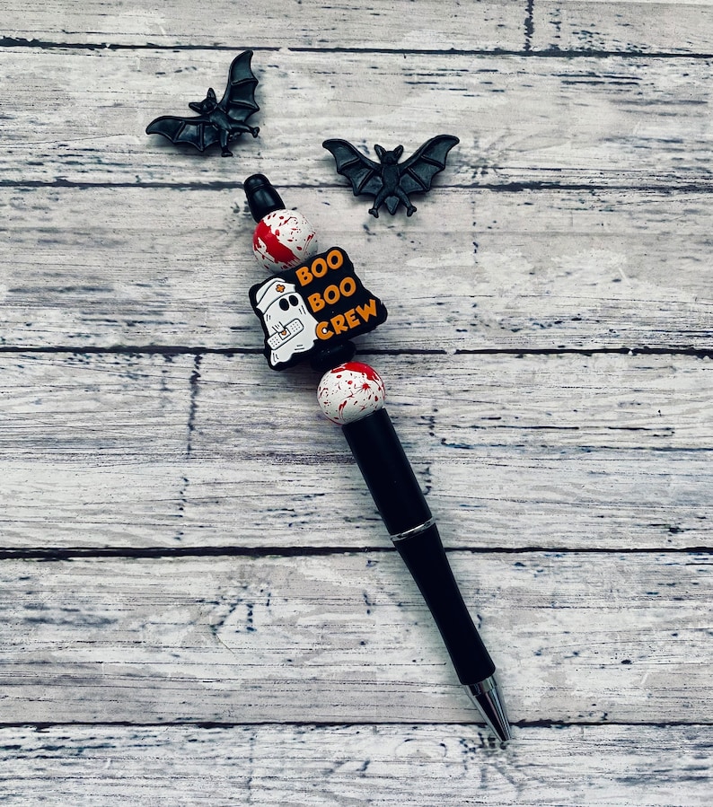 Spooky Nurse Boo Boo Crew Writing Pen Halloween Scare Doctor - Etsy