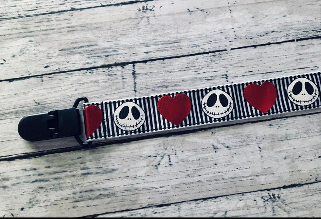 Nightmare Skeleton King Pacifier Clip - Etsy