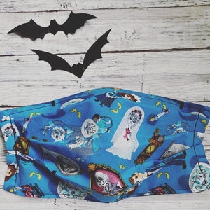 Haunt Adult Face Mask Horror Ghost Mansion - Etsy