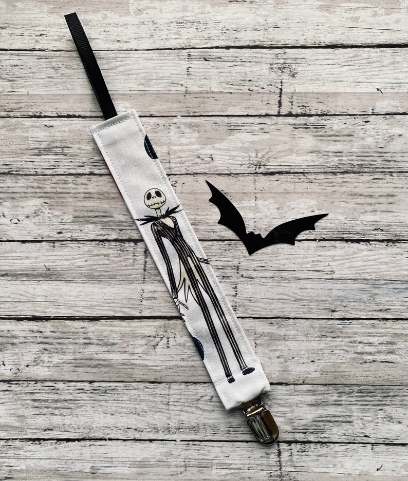 Nightmare Skeleton King Gothic Pacifier Clip Goth Baby Girl Boy - Etsy