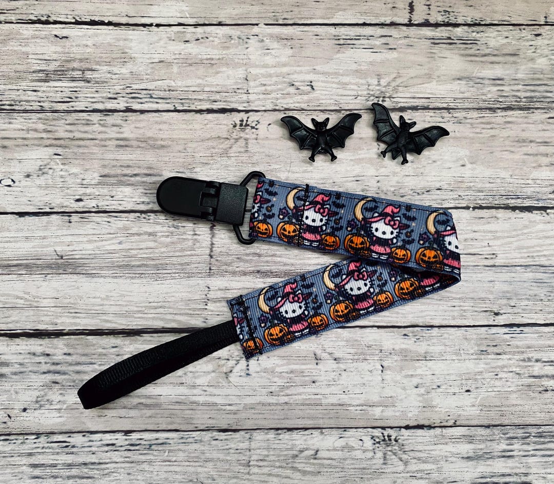 Halloween Witch Ms Kitty Pacifier Clip Spooky Baby Ghoul - Etsy
