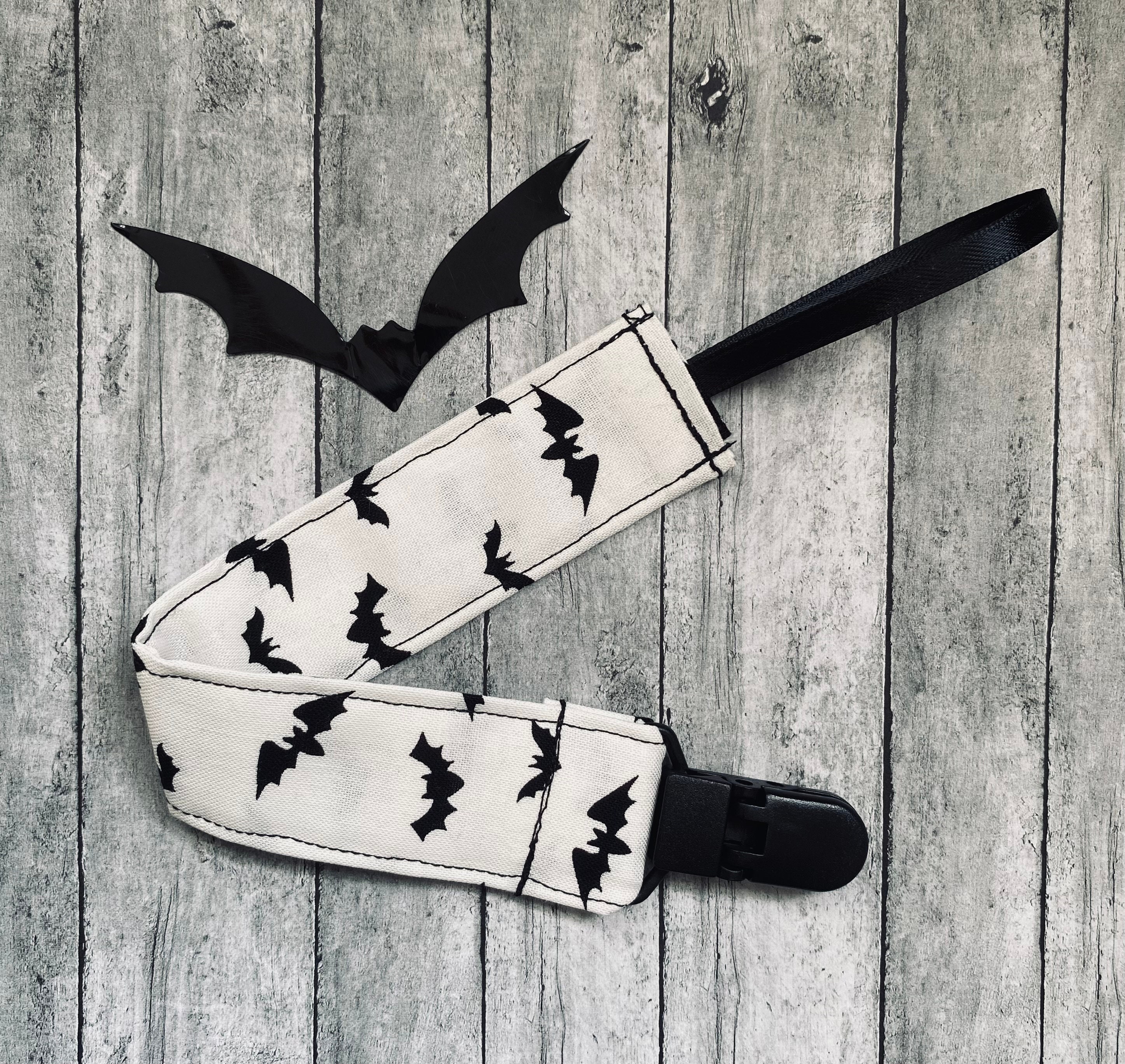 Spooky Baby Bat Pacifier Clip Gothic Little Ghoul - Etsy