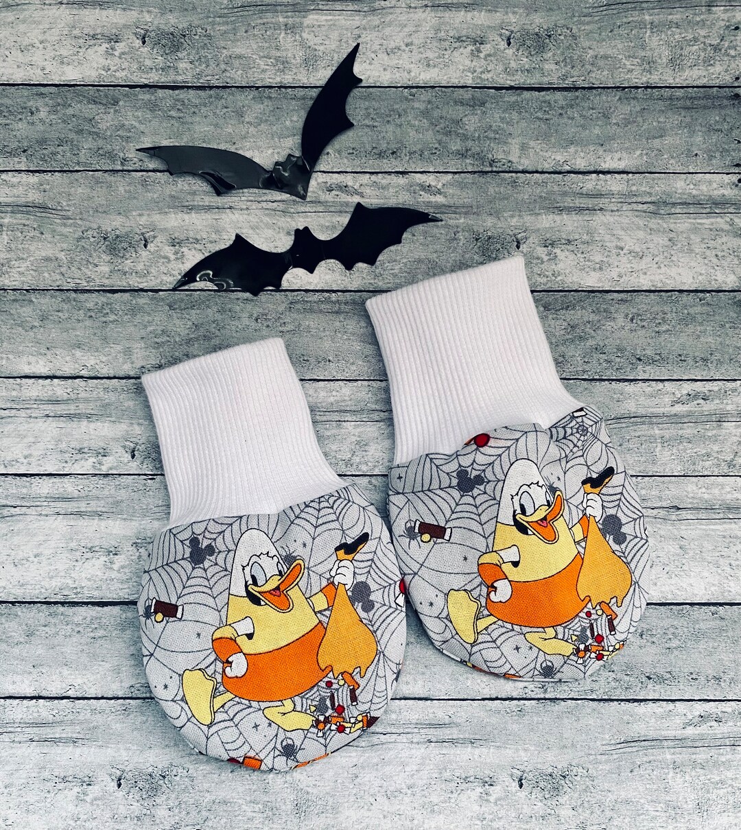 Enchanted Halloween Duck Creature Baby Mitts Goth Fright - Etsy