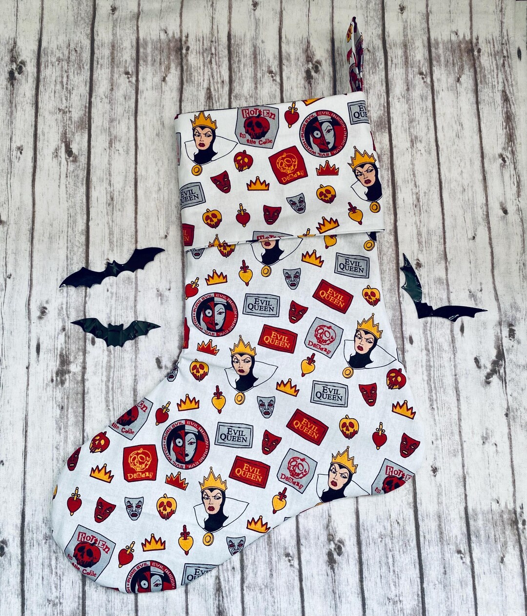 Enchanted Fairytale Queen of Evil Christmas Stocking Handmade - Etsy