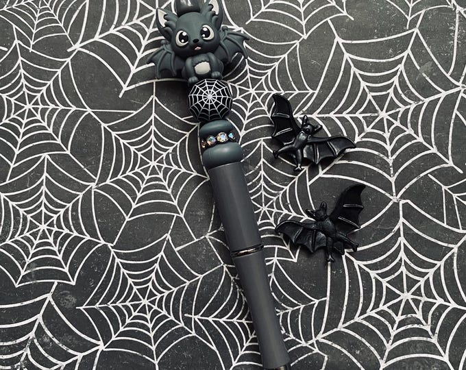 Gothic Bat Creature Writing Pen Goth Frightful Darling - Etsy