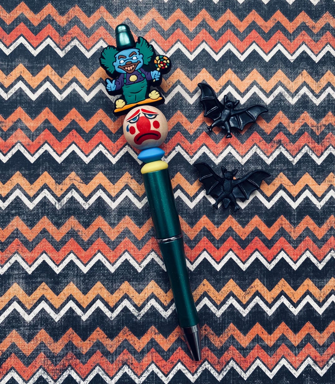 Horror Monster Scare Clown Writing Pen Nightmare Haunt Fightful Gothic ...