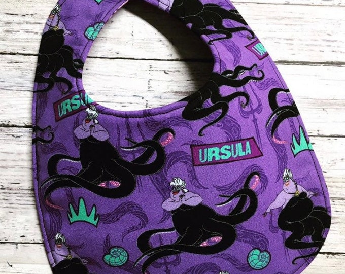 Wicked Mermaid Sea Queen Baby Bib Goth Horror Little Witch - Etsy