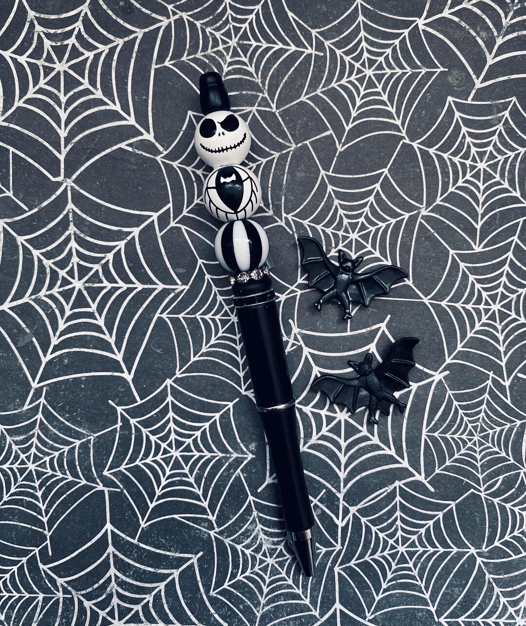 Goth Skeleton Horror Writing Pen Gothic Halloween Nightmare - Etsy