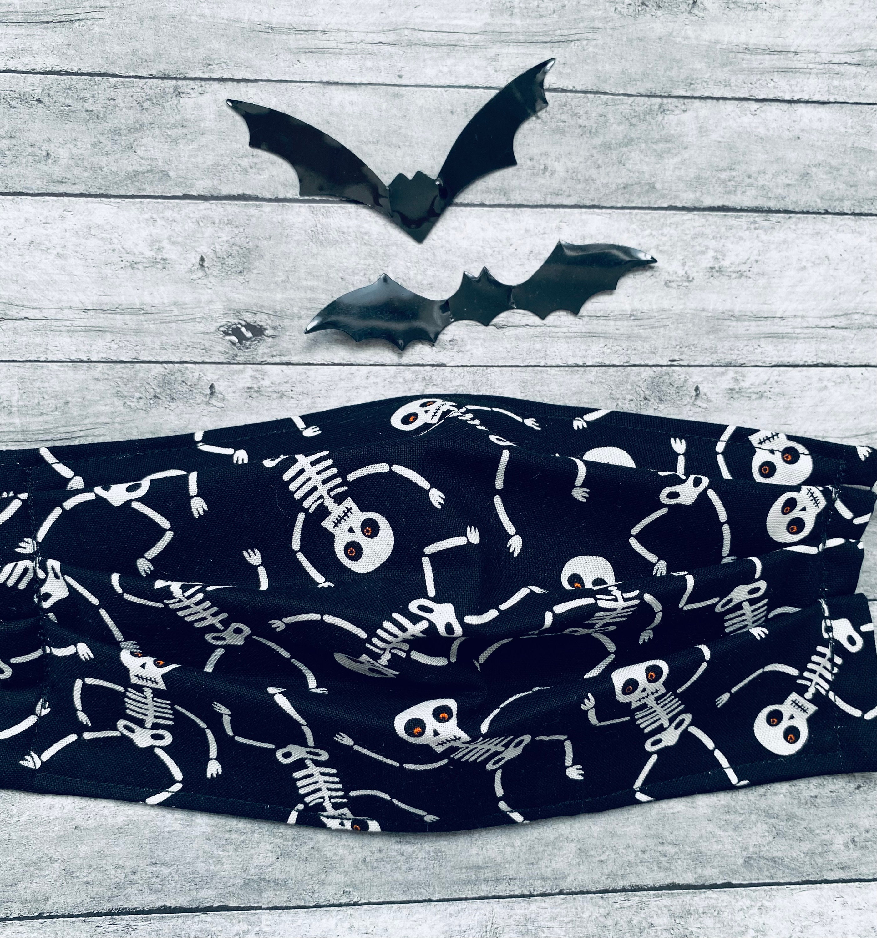 Spooky Scary Skeleton Adult Teen Face Mask - Etsy