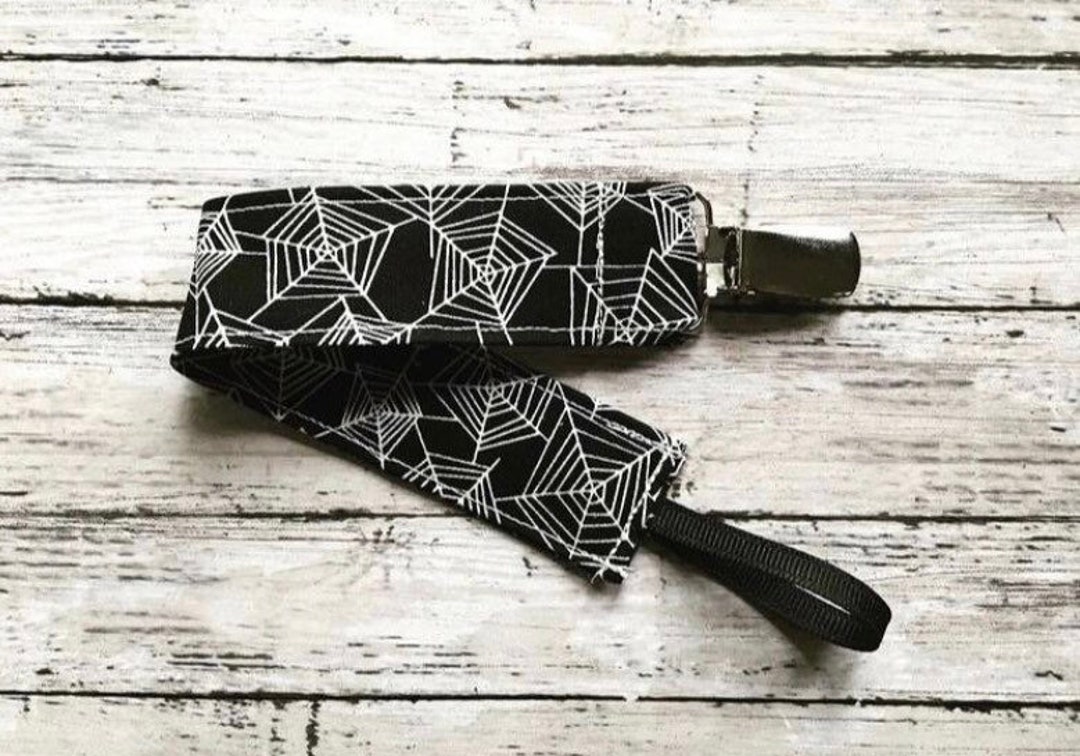 Spooky Gothic Cobwebs Pacifier Clip Dark Goth Horror - Etsy