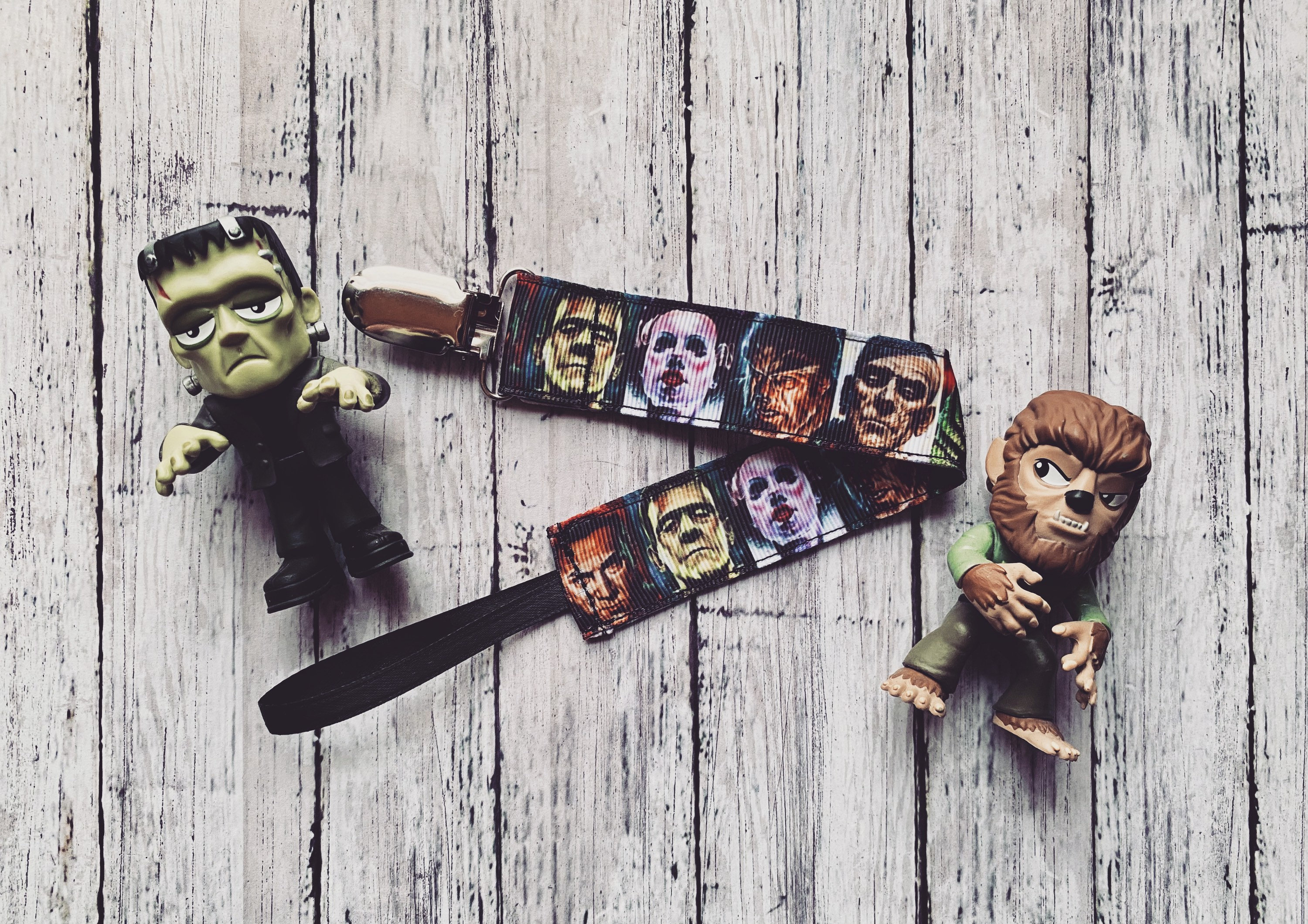 Monsters Horror Pacifier Clip Fright Night Baby - Etsy