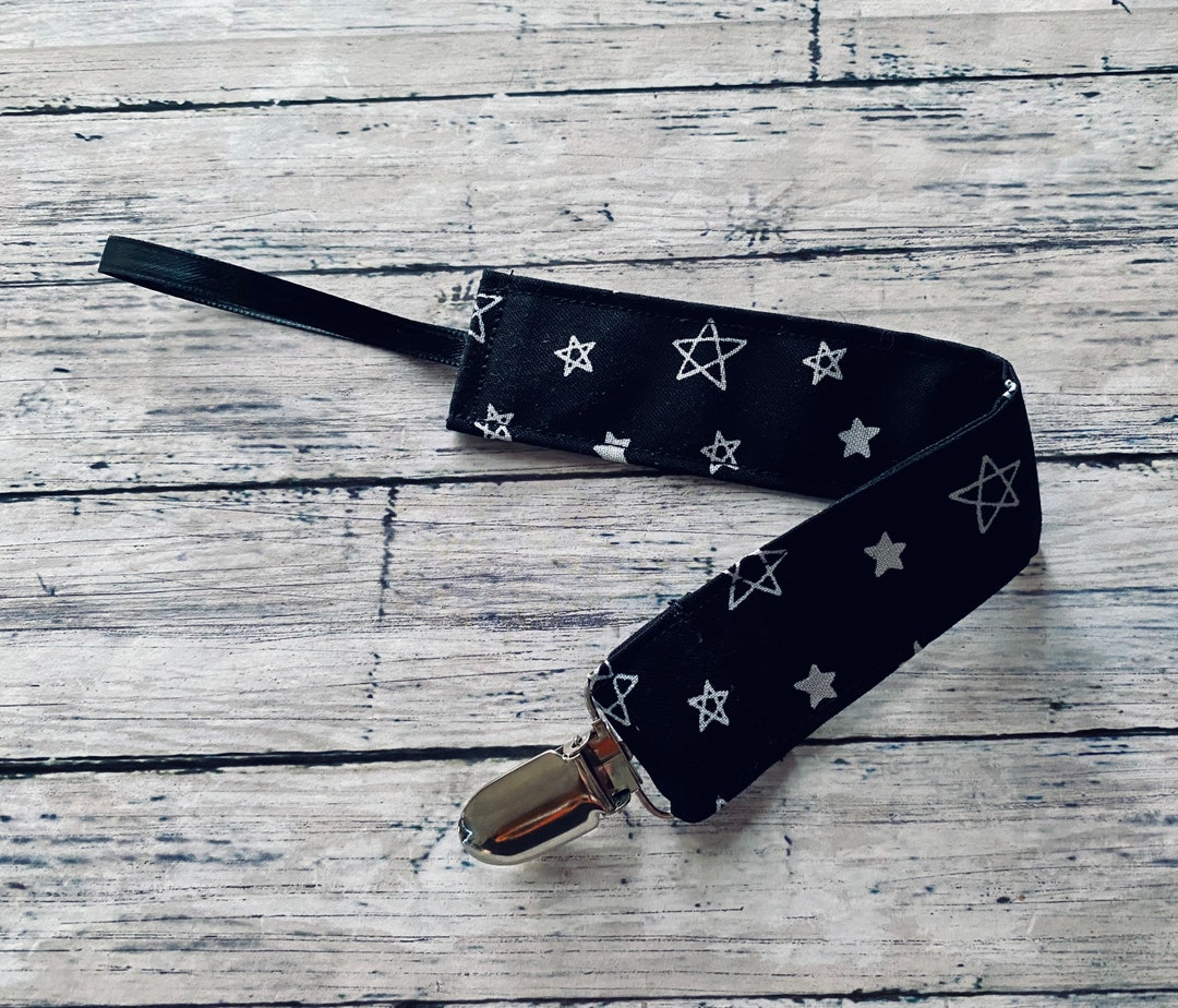 Gothic Wicked Stars Pacifier Clip Little Witch Freak - Etsy
