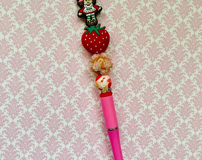 Retro Darling Sweetness Strawberry Girl Writing Pen 80’s Theme - Etsy