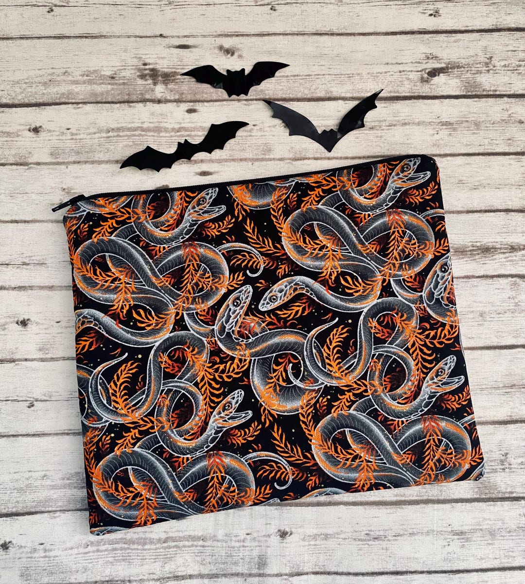 Gothic Fright Slithering Snakes Accessories Bag - Etsy