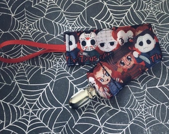 Boys of Horror Baby Pacifier Clip Spooky Monster Villains - Etsy