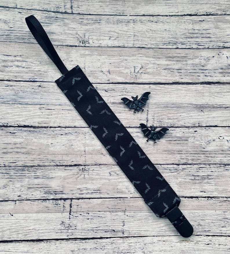 Gothic Dracula Bats Pacifier Clip Darkness Horror Goth Baby - Etsy