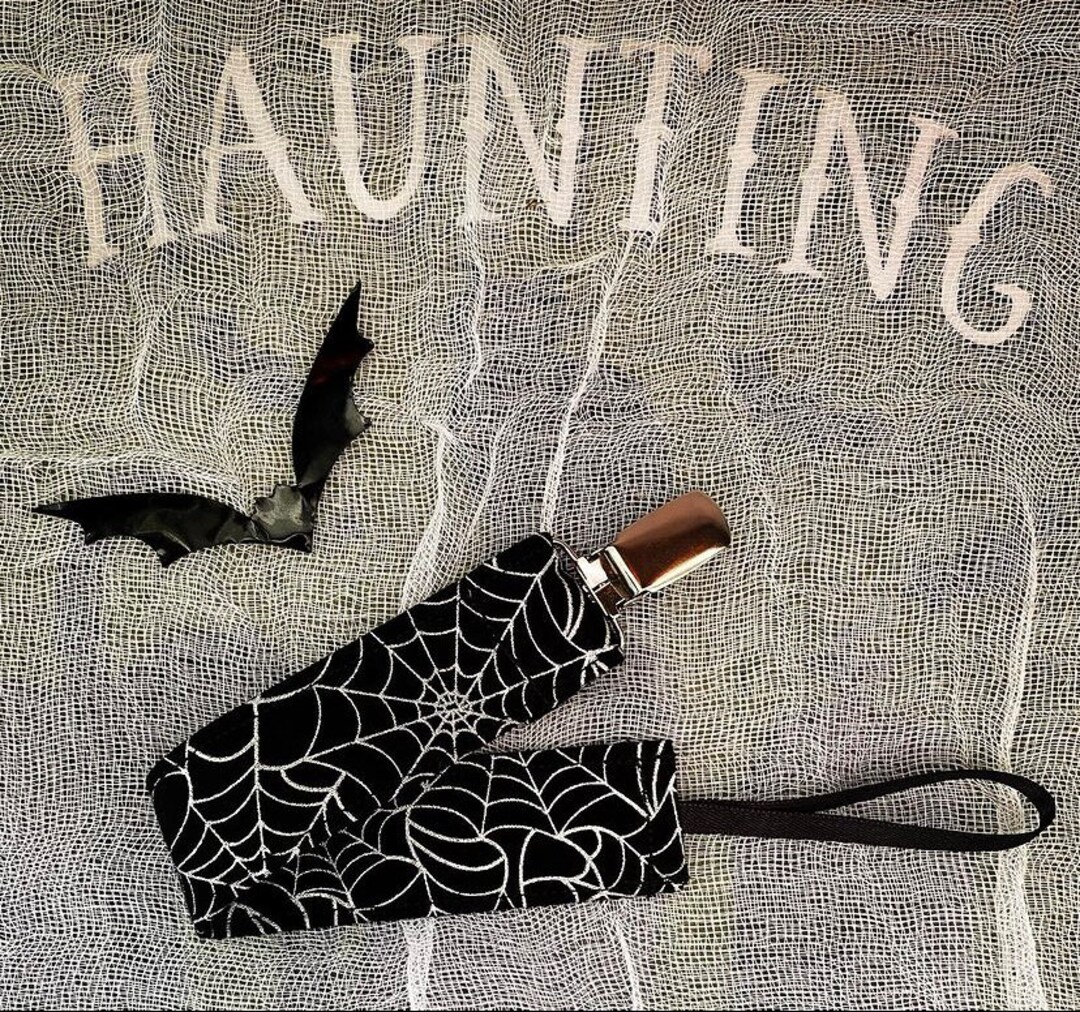 Spooky Gothic Cobwebs Pacifier Clip Goth Creature - Etsy