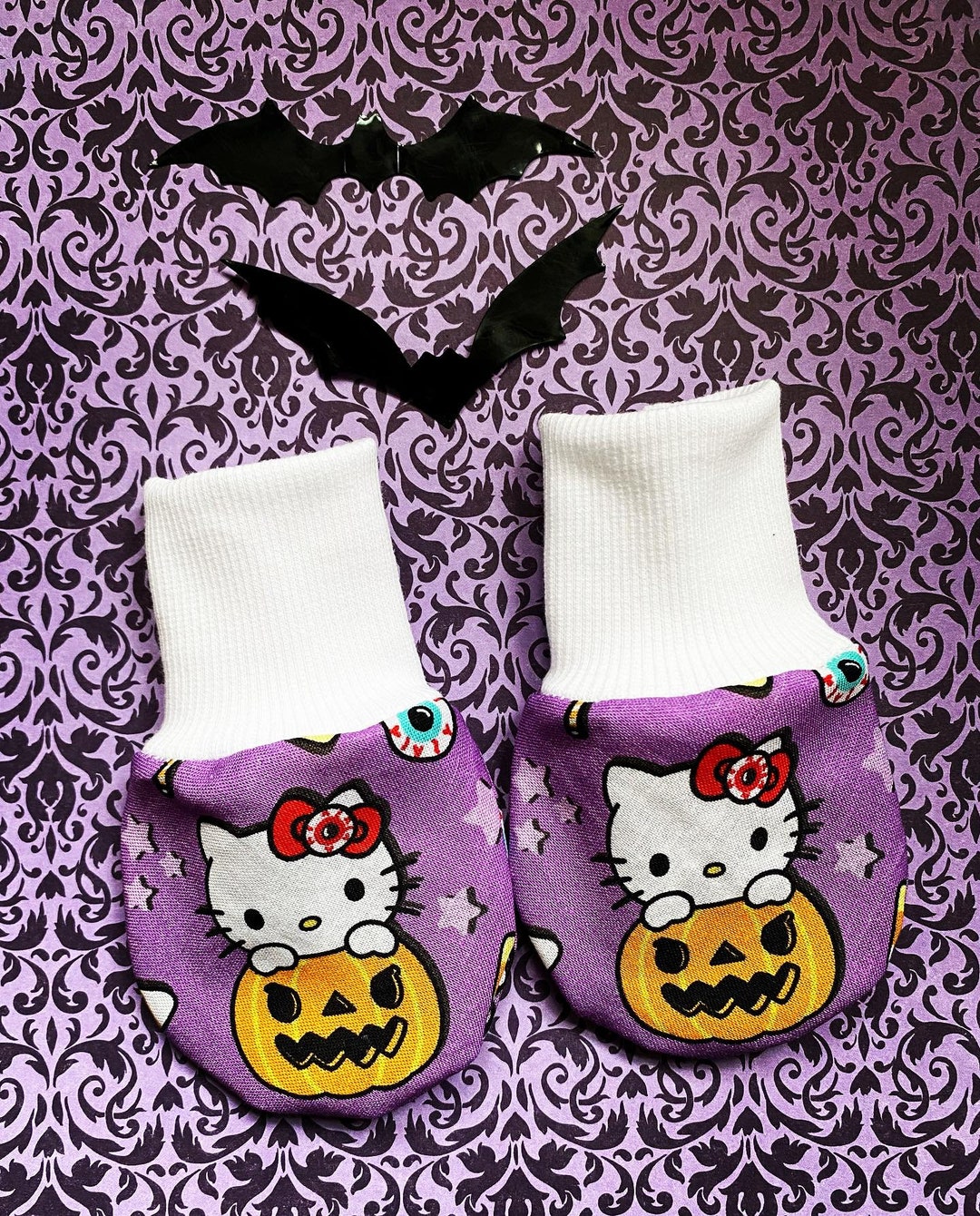 Halloween Monsters Ms Kitten Kitty Newborn Mitts - Etsy