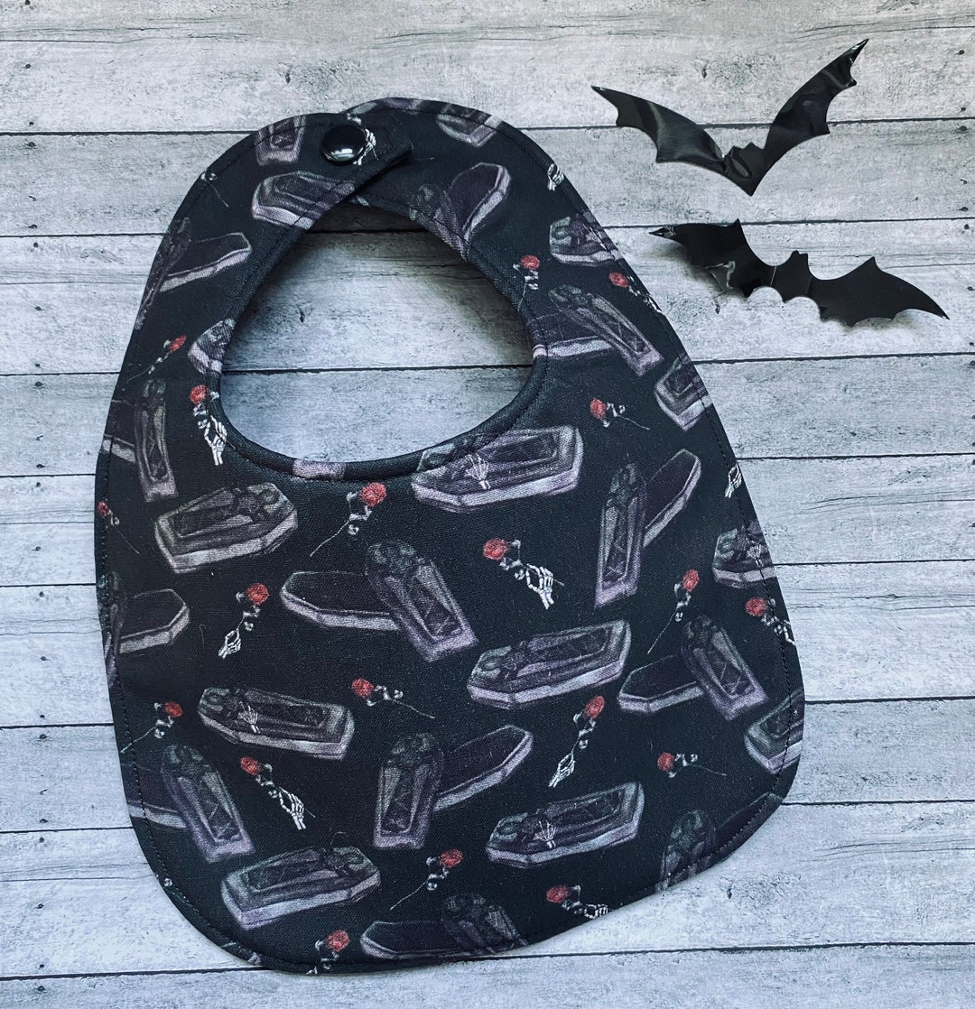 Gothic Horror Frightening Coffins Baby Bib - Etsy
