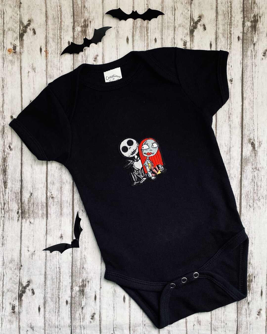 Nightmare Skeleton and Queen Baby Diaper Shirt Gothic Halloween - Etsy