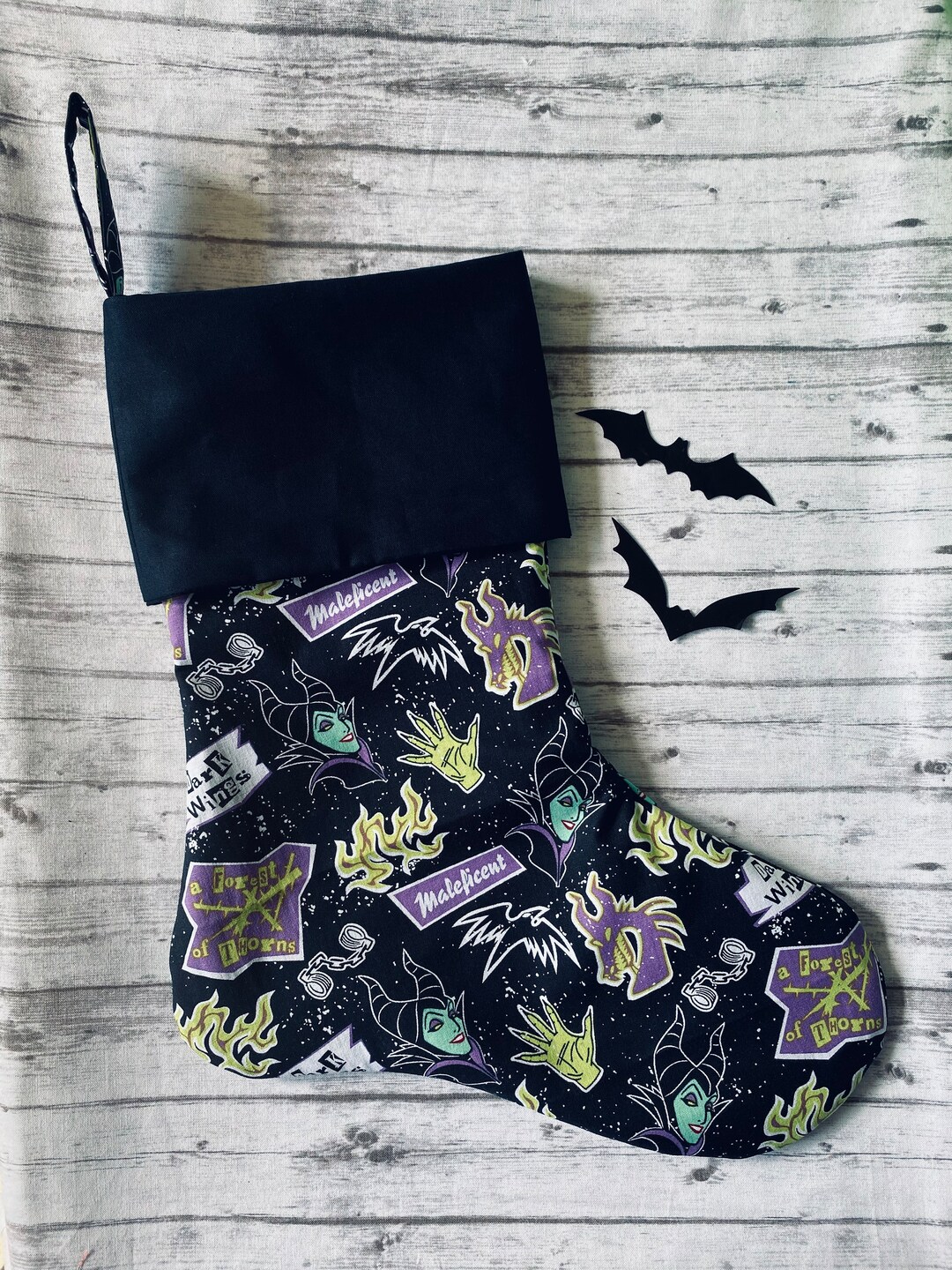 Dark Wings Frightful Witch Christmas Stocking - Etsy