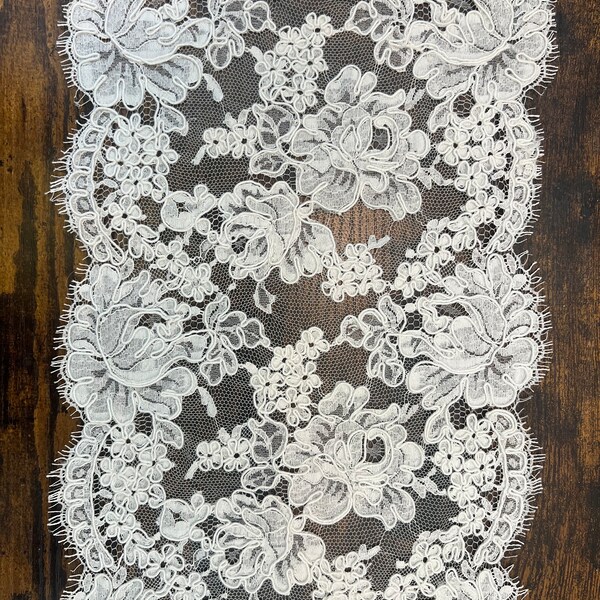 Alencon Lace Fabric - Etsy