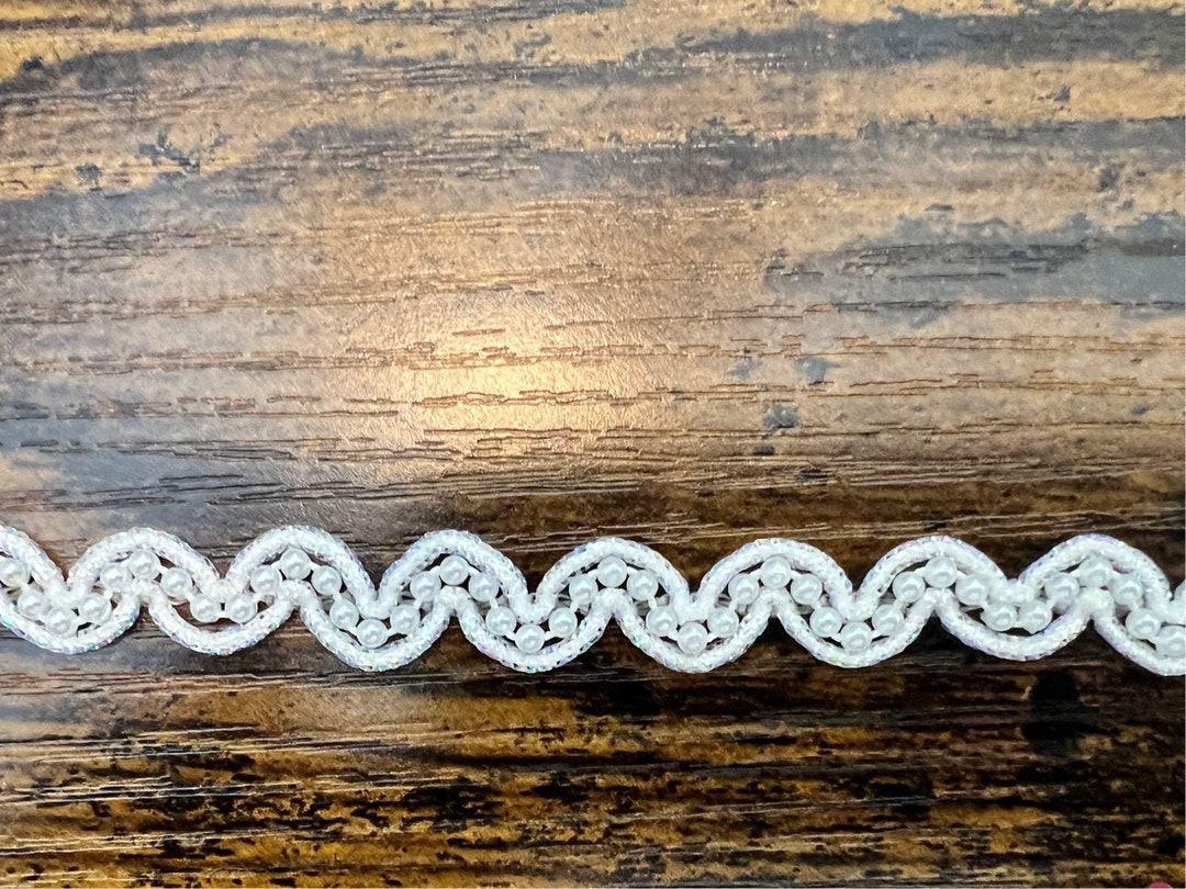 Vintage Beaded Pearl Corded Wave Design Lace/trim 1/2 Wide Ivory - Etsy