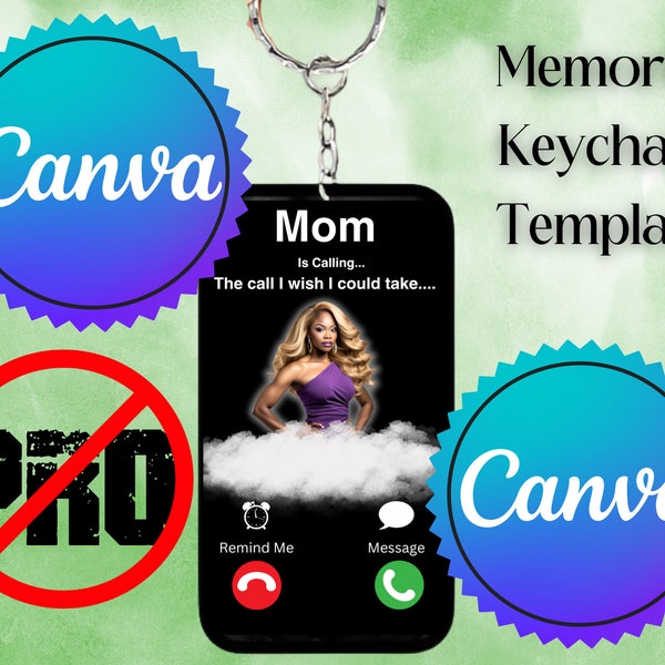 Keychain Template - Etsy