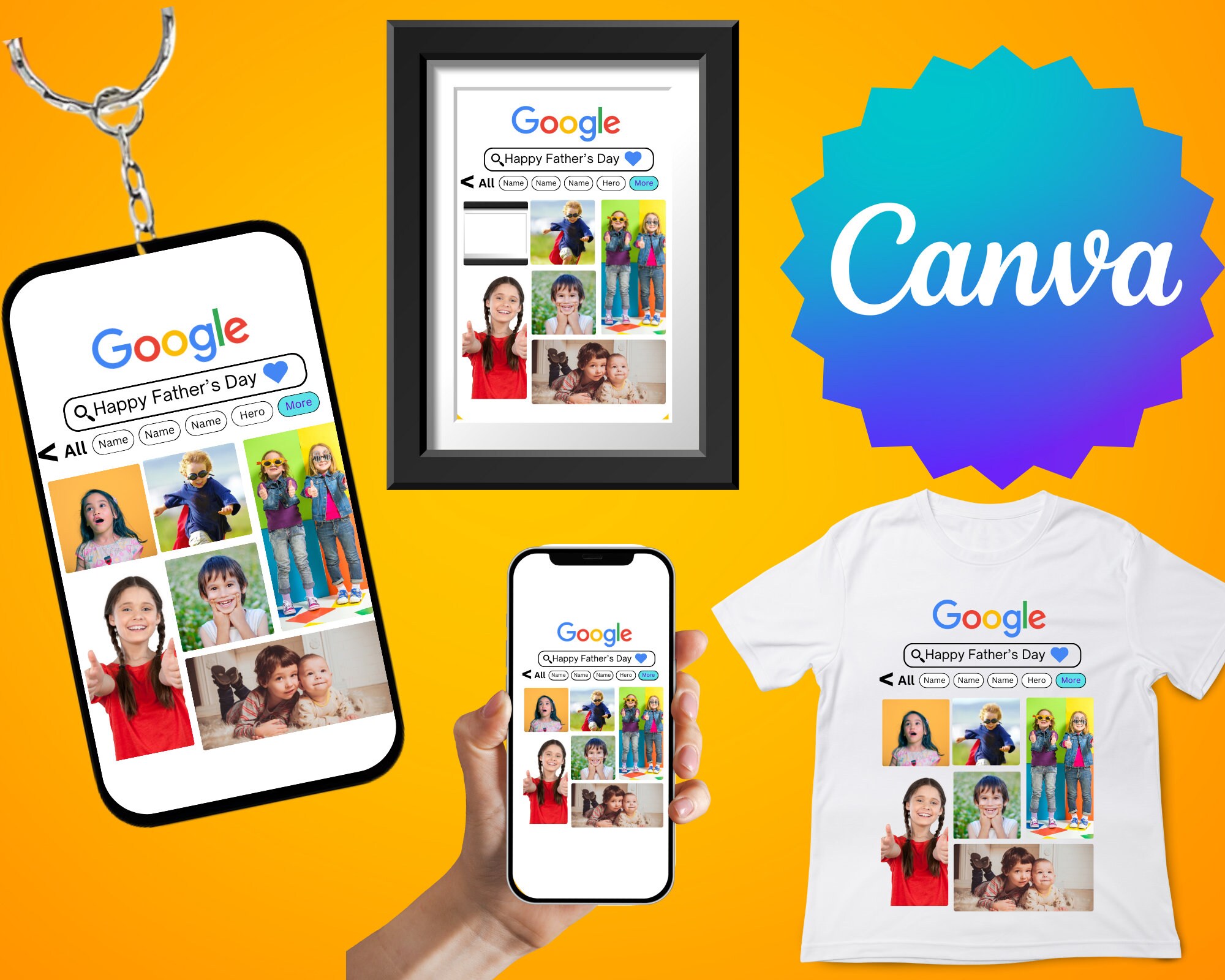 Google Father's Day Template - Etsy