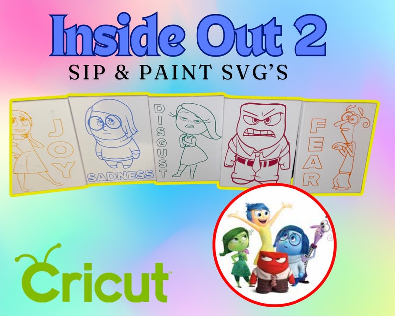 Inside Out 2 Character SVG Files - Etsy