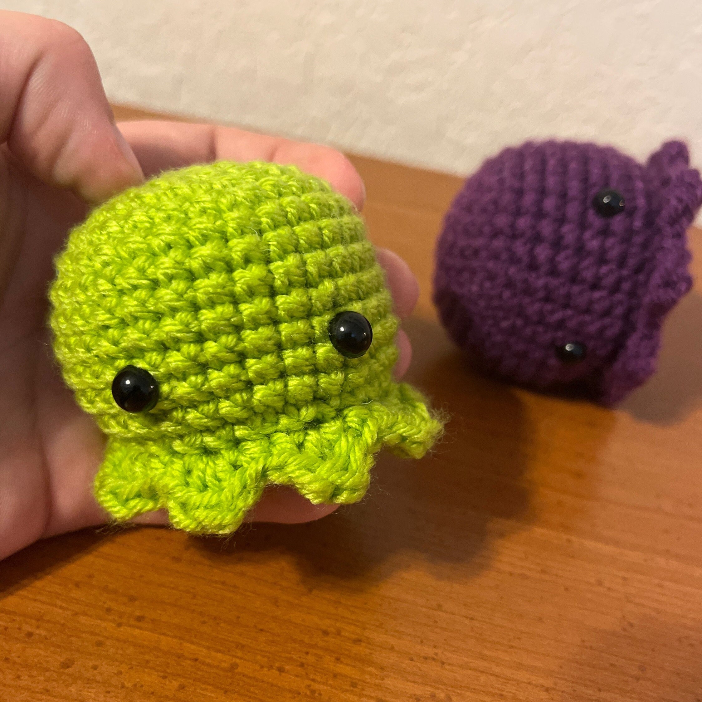 Fidget Friends, Octopus Squishy, Crochet Plush, Quiet Fidget Toys ...