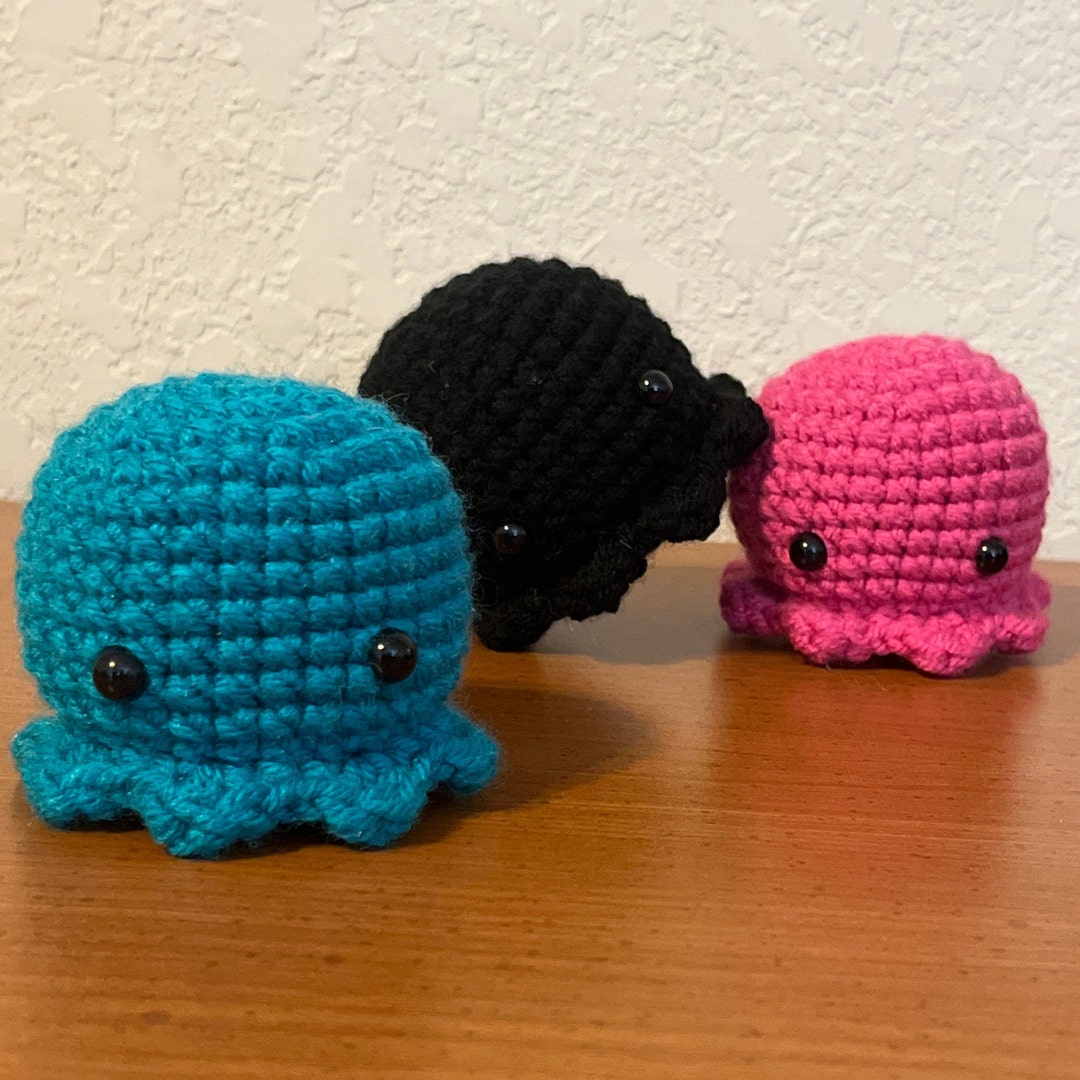 Fidget Friends, Octopus Squishy, Crochet Plush, Quiet Fidget Toys ...