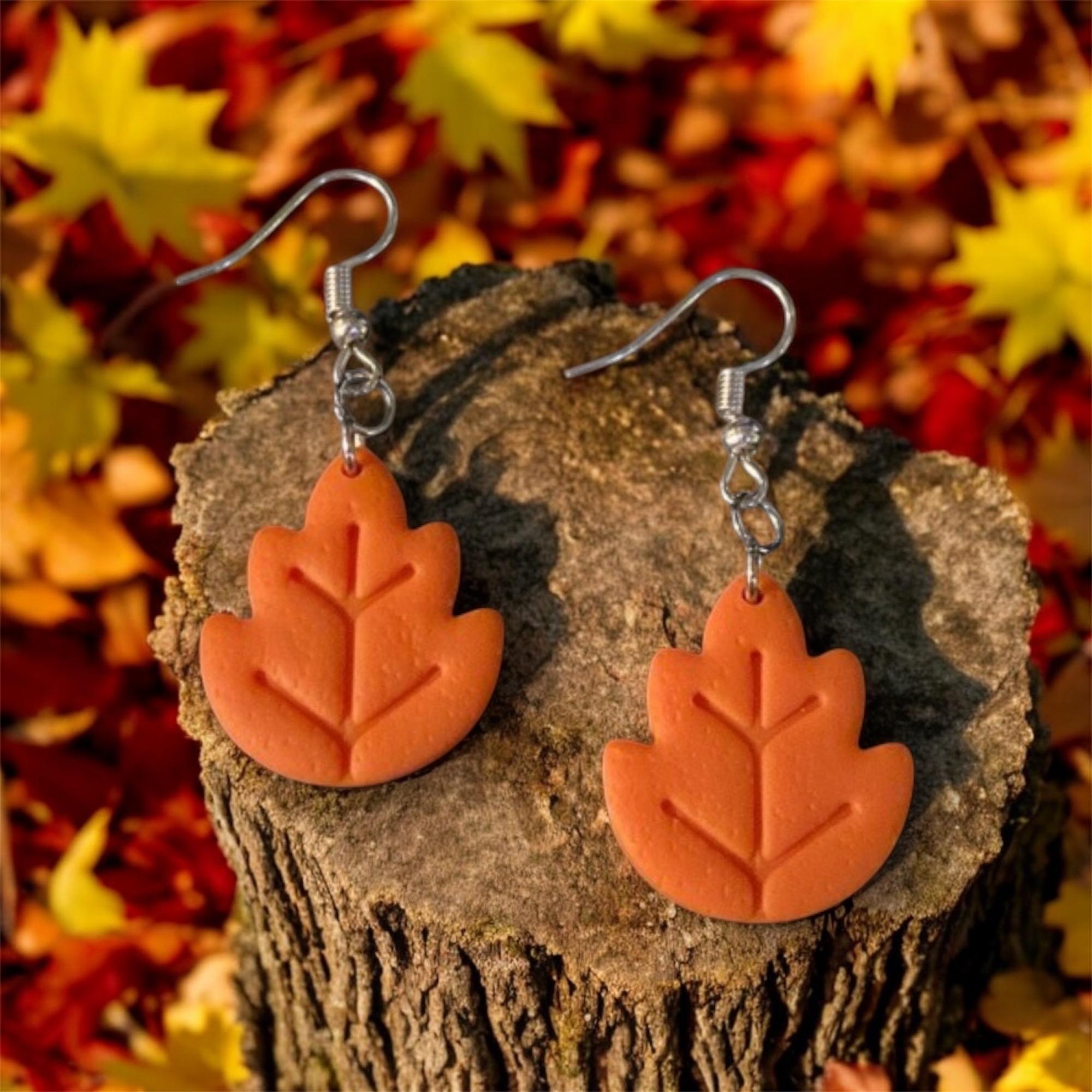 Fall Orange Leaf - Etsy