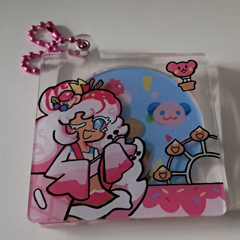 Cookie Run Kingdom Parfait Cookie Album Keychain - Etsy